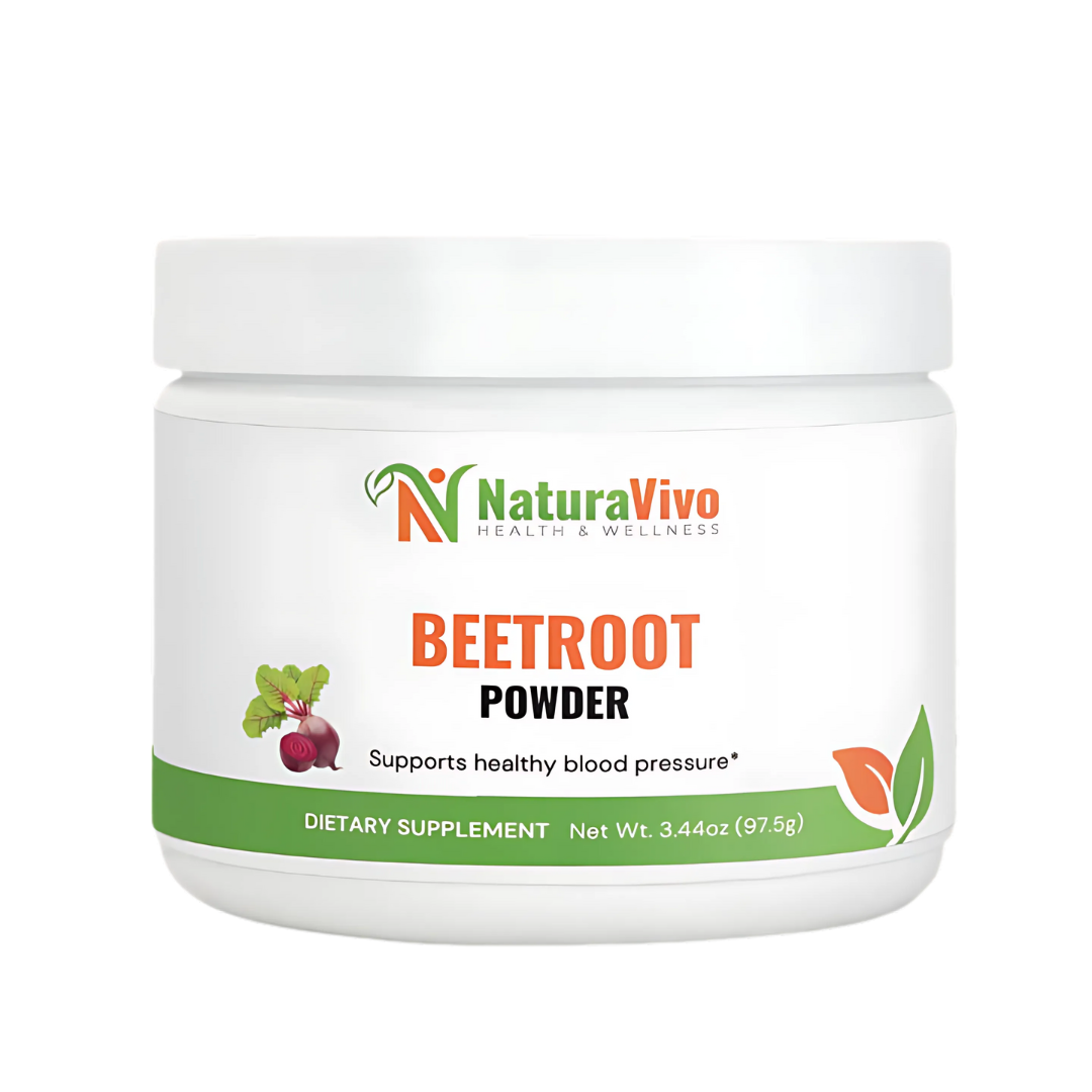 Beetroot Powder with Hibiscus & Apple – NaturaVivo Health & Wellness